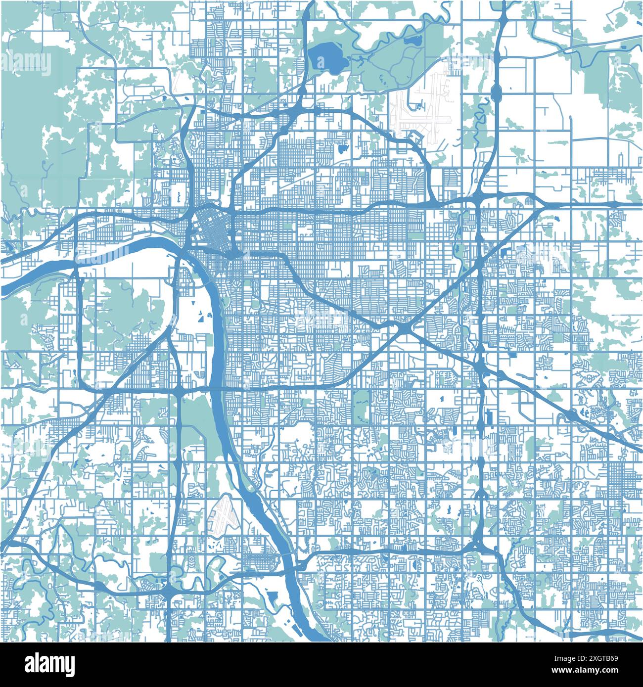 Road Map Of Tulsa Ok Area