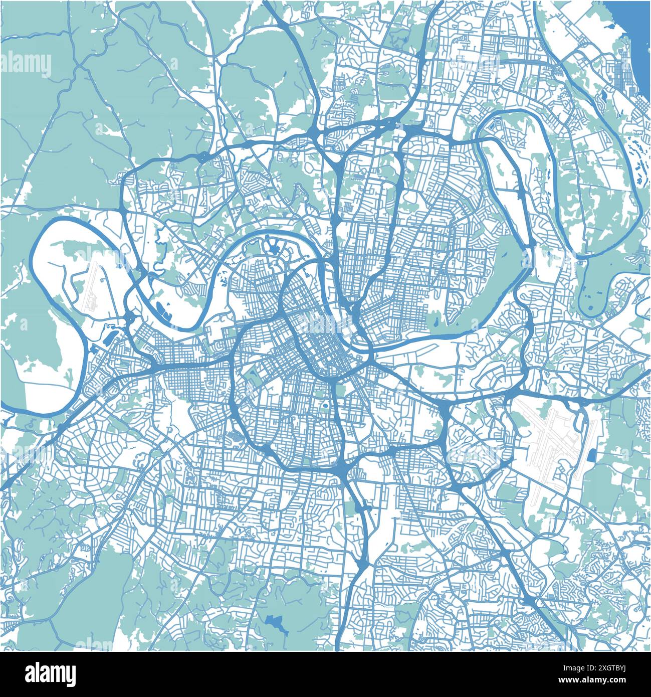Nashville tennessee map hi-res stock photography and images - Alamy