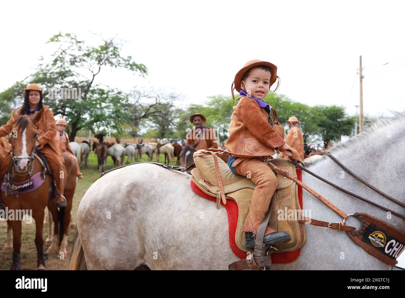 curaca, bahia, brazil - july 7, 2024: Northeastern cowboy takes part in ...