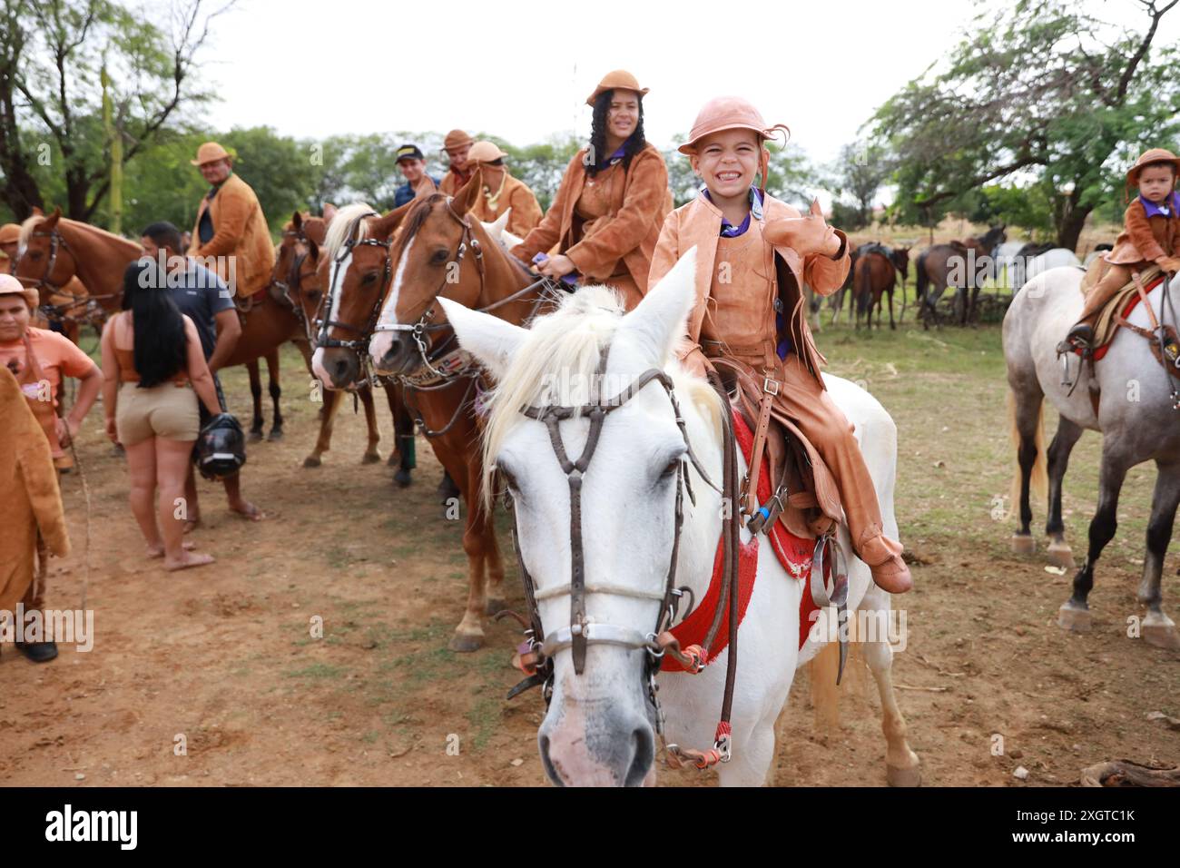 curaca, bahia, brazil - july 7, 2024: Northeastern cowboy takes part in ...