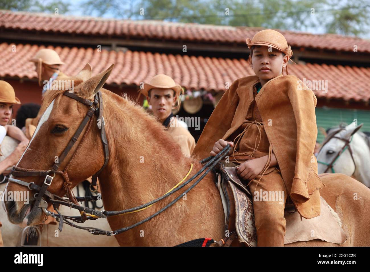 curaca, bahia, brazil - july 7, 2024: Northeastern cowboy takes part in ...