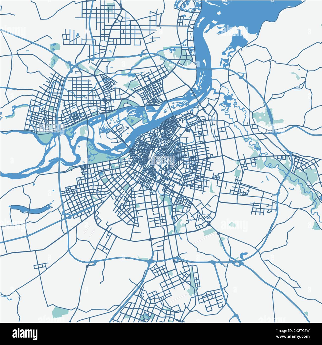 Harbin map Stock Vector Images - Alamy