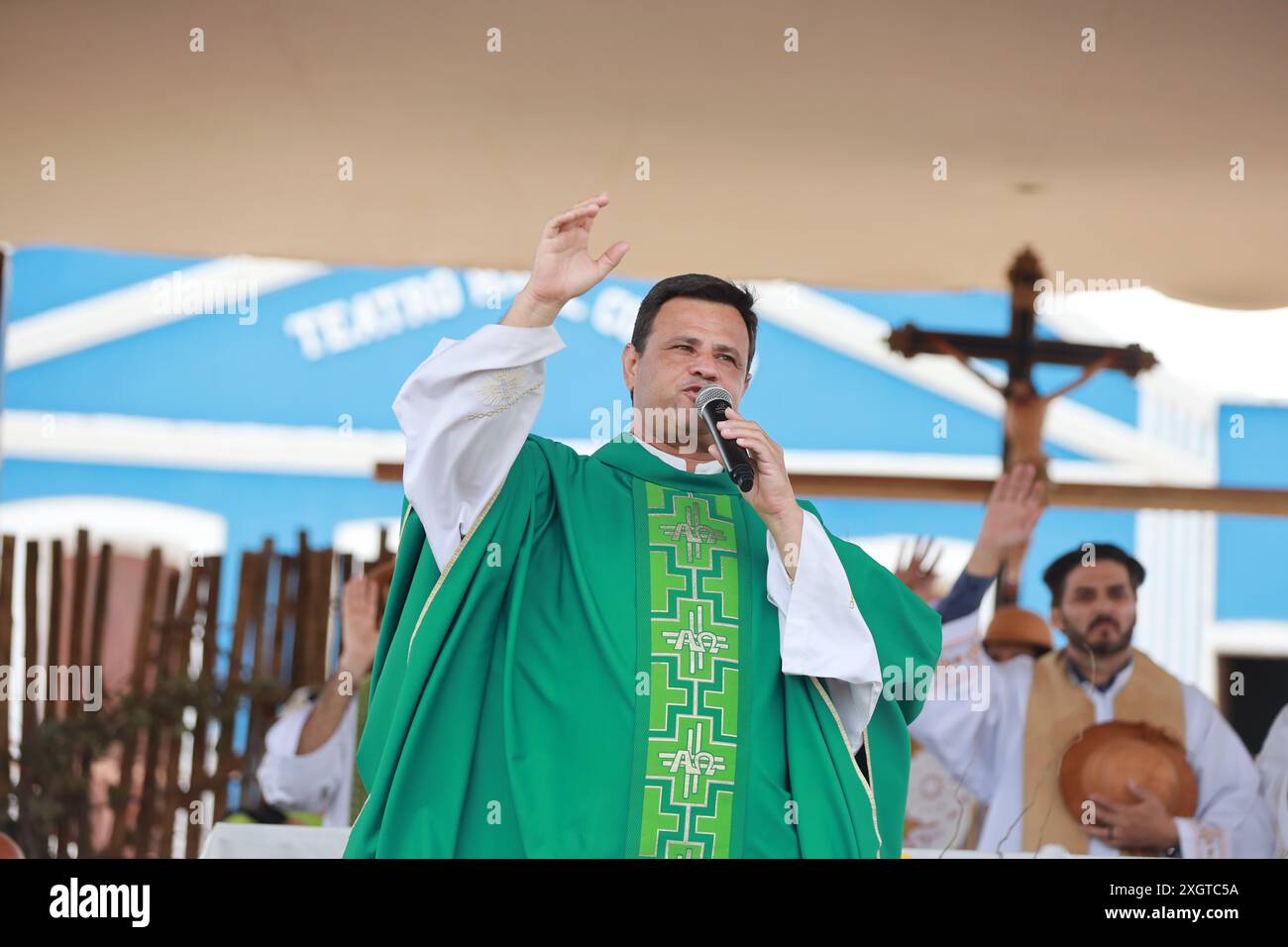 curaca, bahia, brazil - july 7, 2024: Northeastern cowboy takes part in ...