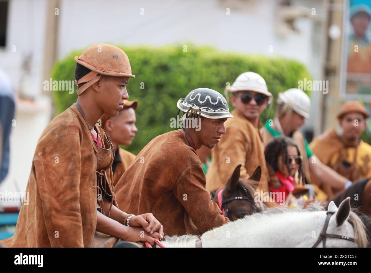 curaca, bahia, brazil - july 7, 2024: Northeastern cowboy takes part in ...