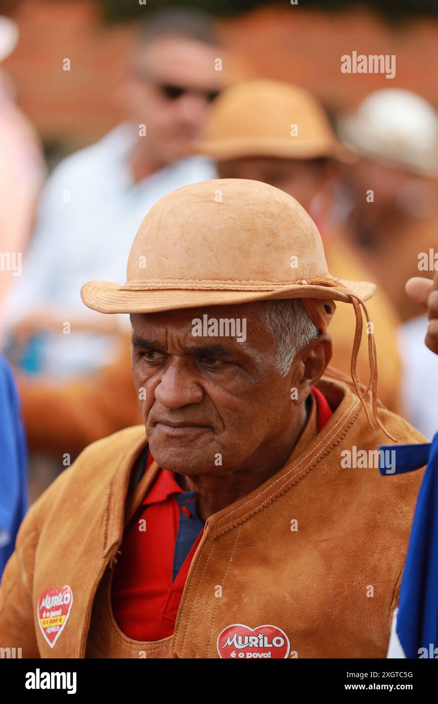 curaca, bahia, brazil - july 7, 2024: Northeastern cowboy takes part in ...