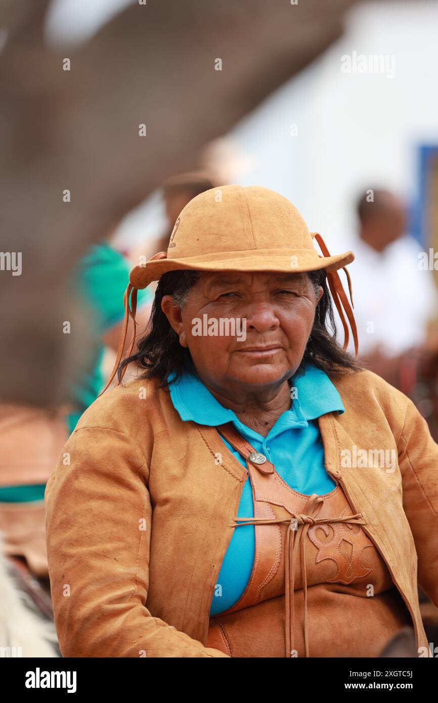 curaca, bahia, brazil - july 7, 2024: Northeastern cowboy takes part in ...