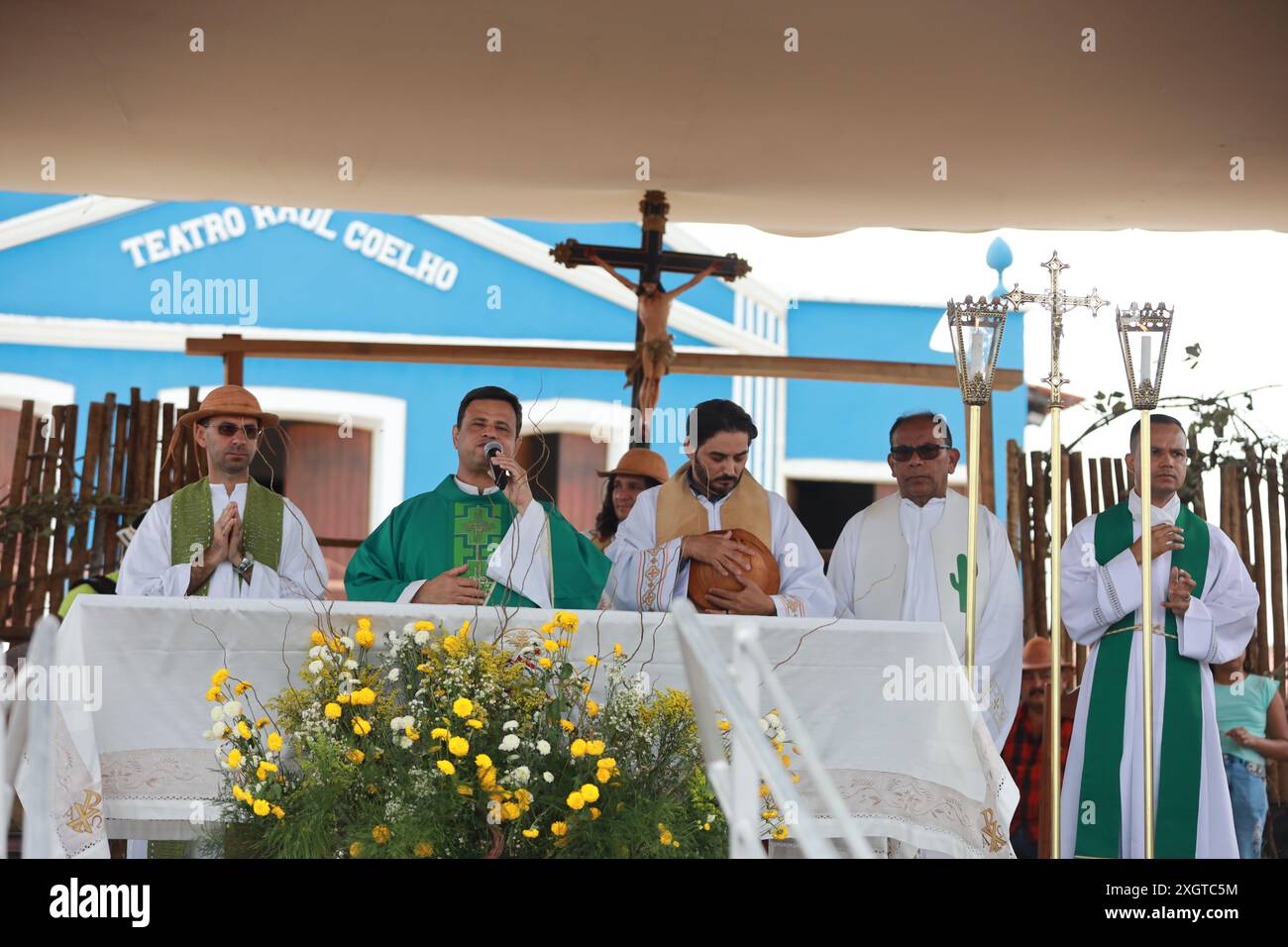 curaca, bahia, brazil - july 7, 2024: Northeastern cowboy takes part in ...