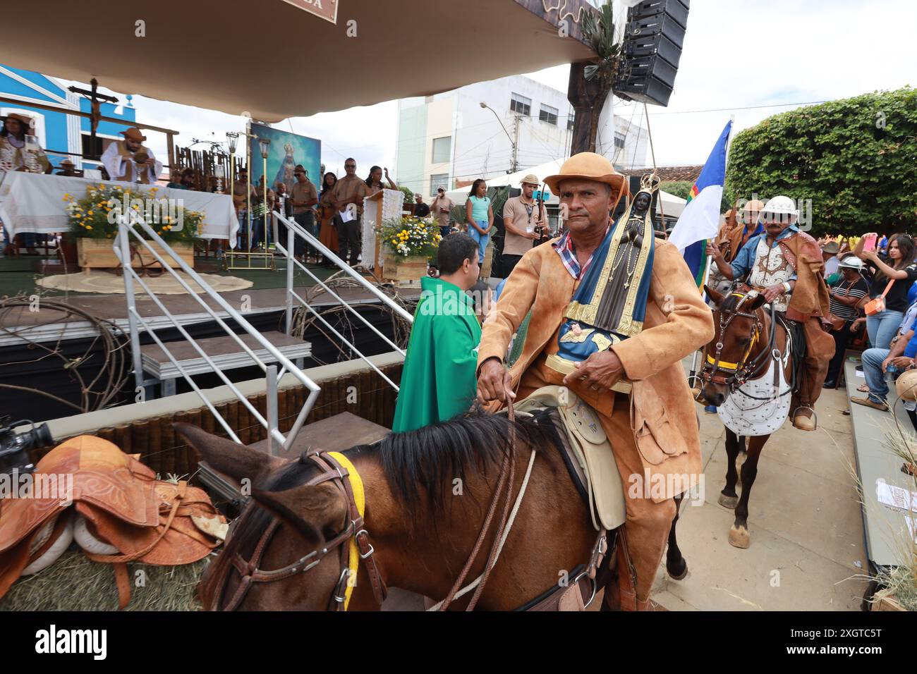 curaca, bahia, brazil - july 7, 2024: Northeastern cowboy takes part in ...