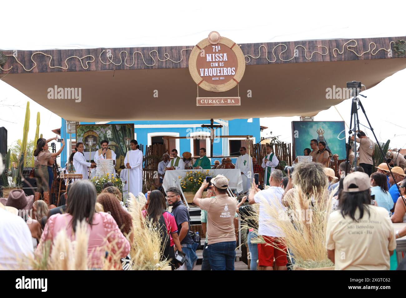 curaca, bahia, brazil - july 7, 2024: Northeastern cowboy takes part in ...
