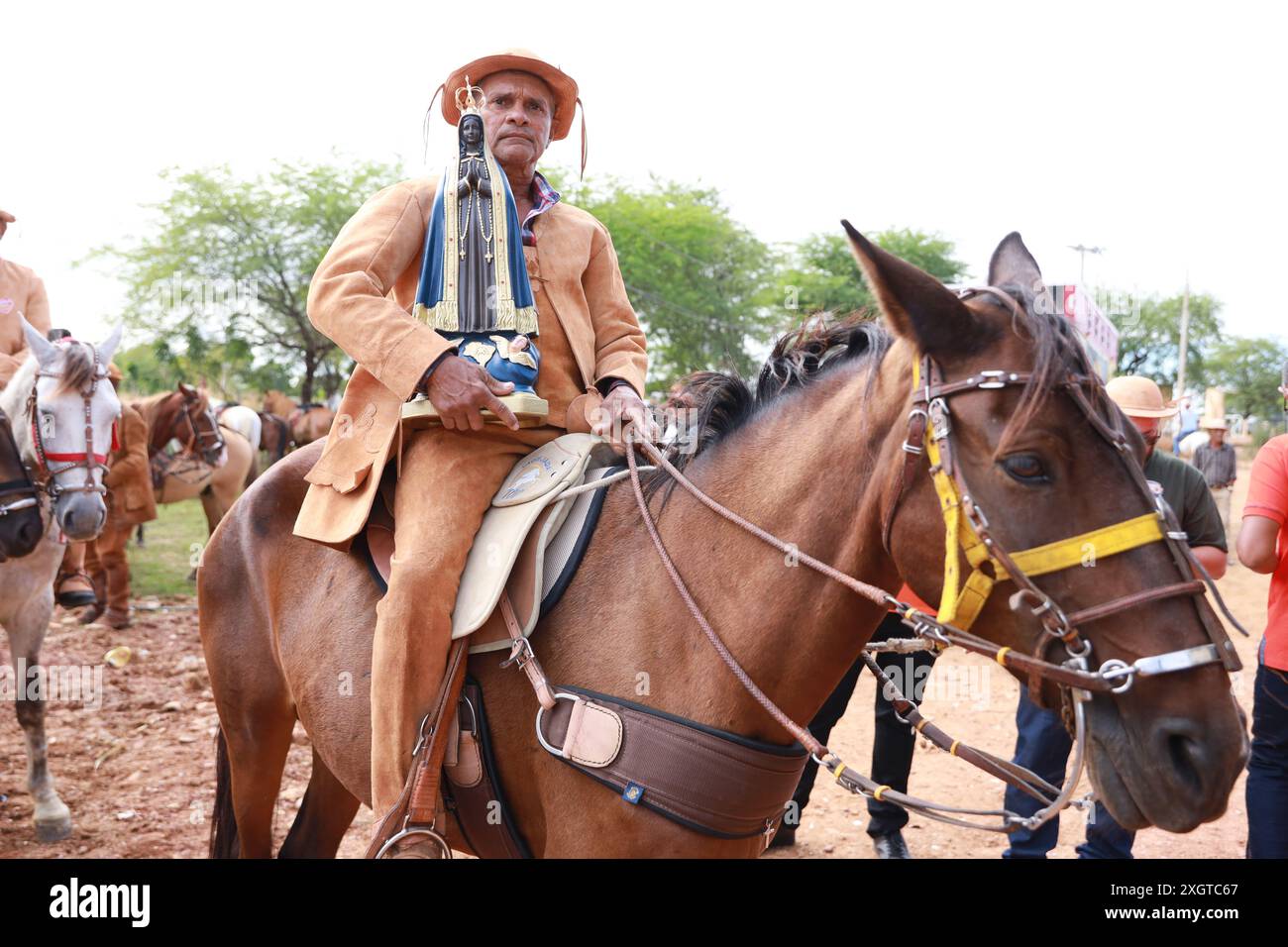curaca, bahia, brazil - july 7, 2024: Northeastern cowboy takes part in ...