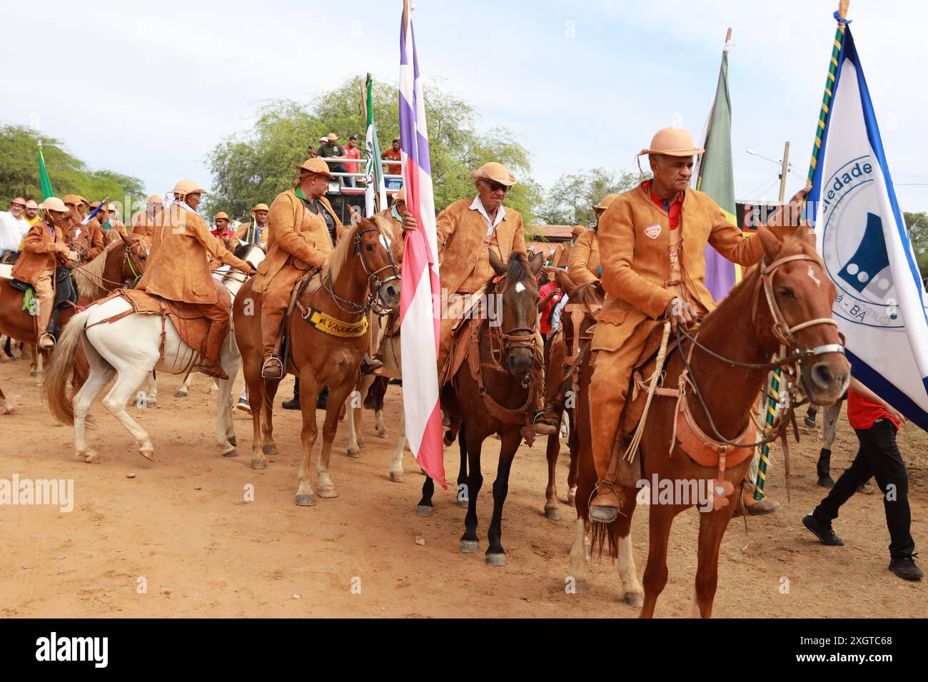 curaca, bahia, brazil - july 7, 2024: Northeastern cowboy takes part in ...