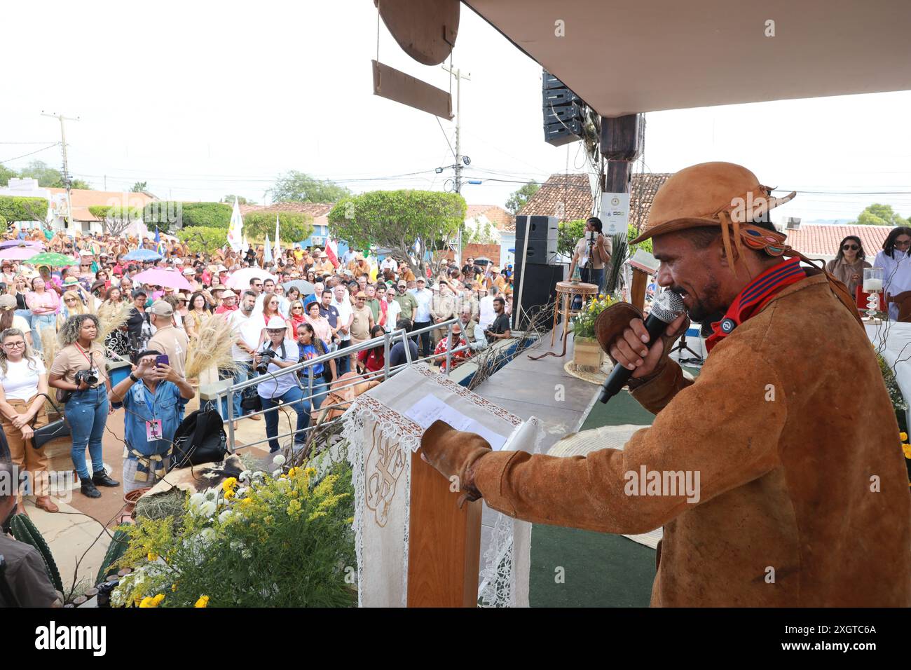 curaca, bahia, brazil - july 7, 2024: Northeastern cowboy takes part in ...