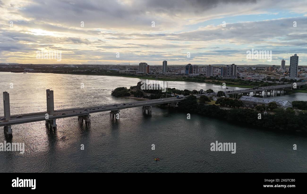 juazeiro, bahia, brazil - july 6, 2024: view of the Presidente Dutra ...