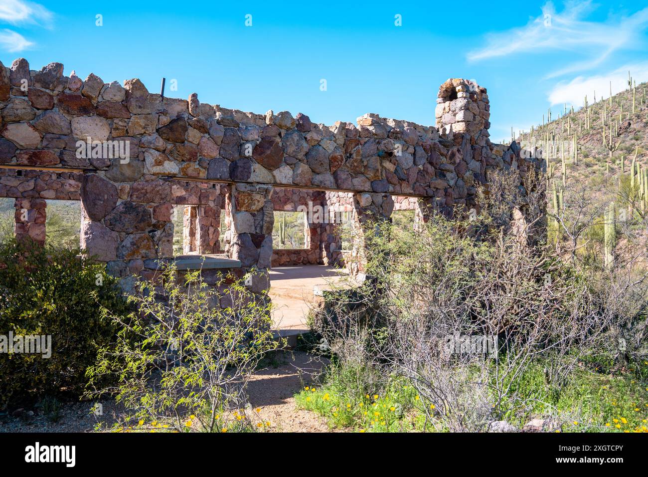 Bowen Stone Homestead Ruins, Tucson Mountain Park in Tucson Arizona ...