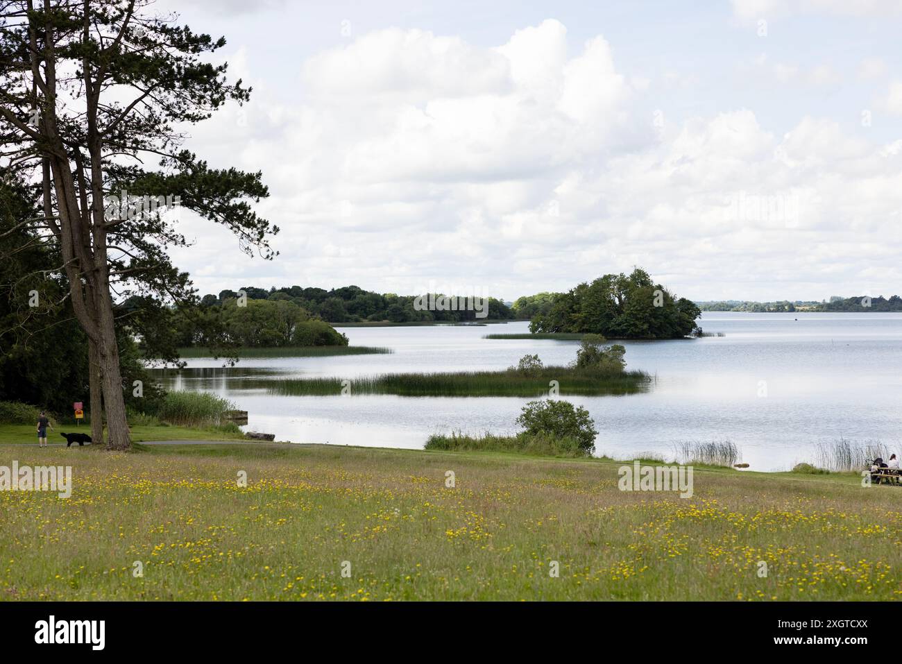 Lough Ennell on the grounds of Belvedere House and Gardens in County ...