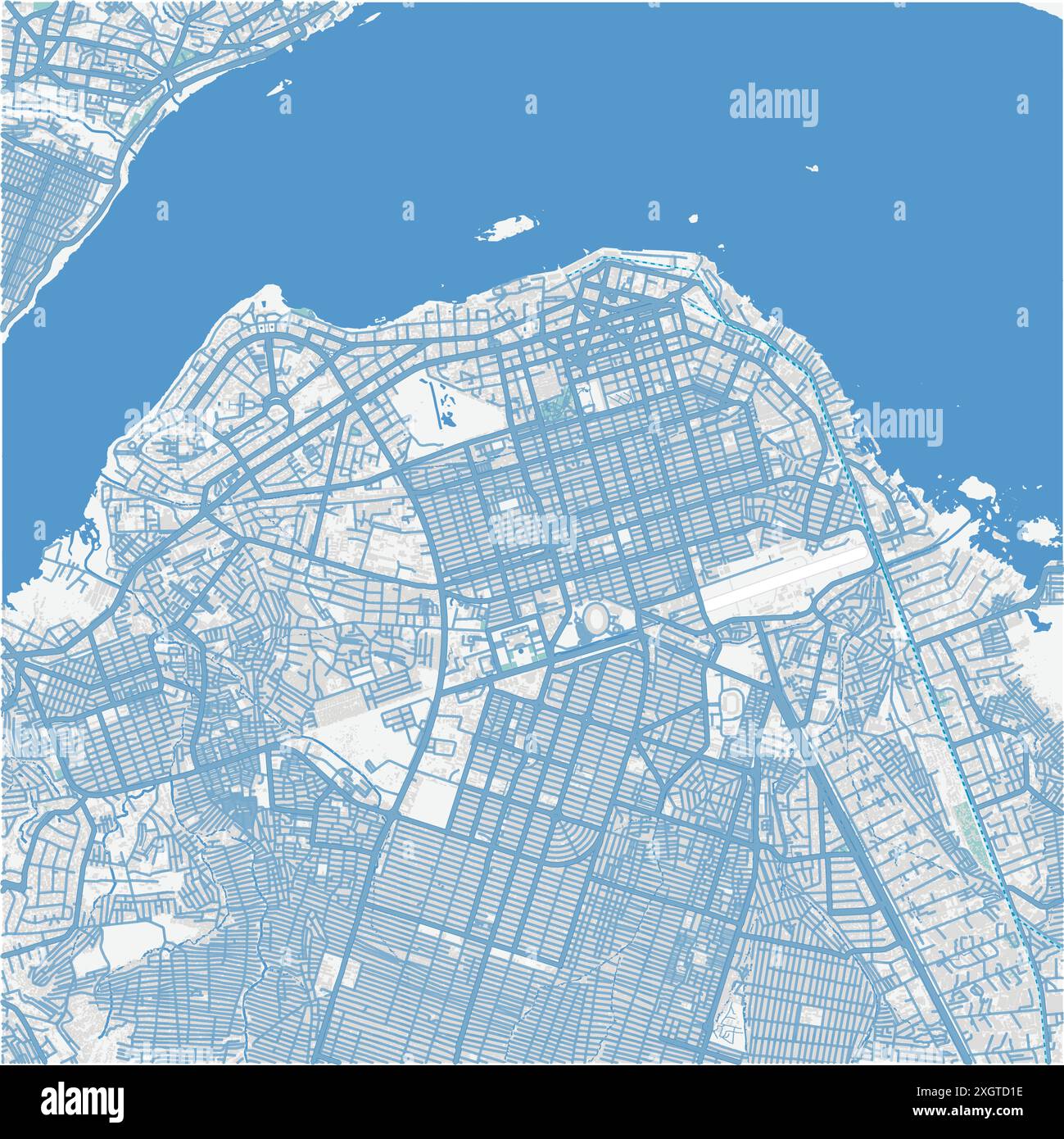 Map of Kinshasa in Democratic Republic of Congo in blue. Contains ...