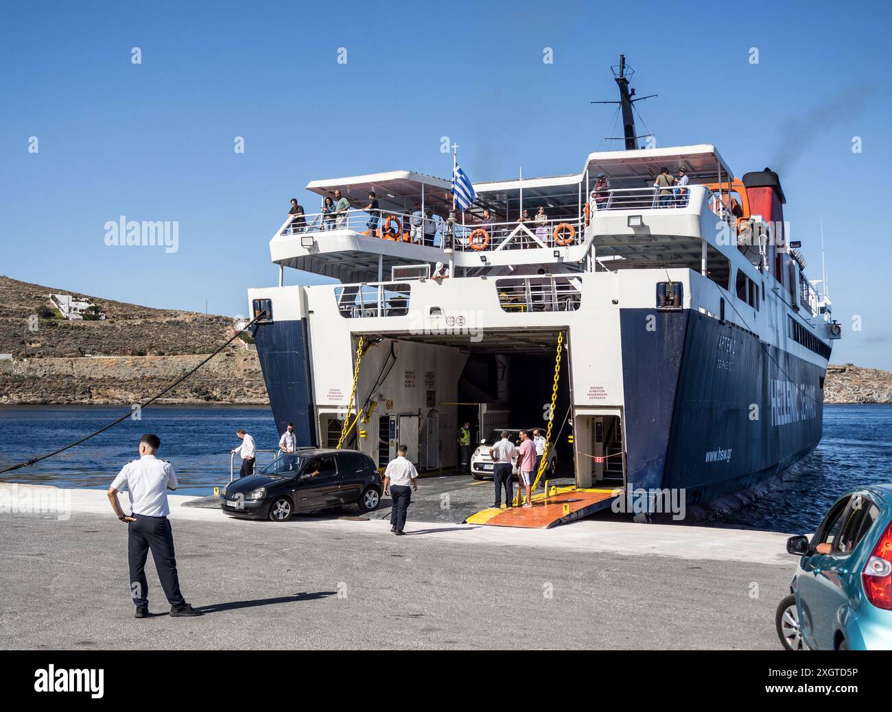 Greek ferry hi-res stock photography and images - Alamy
