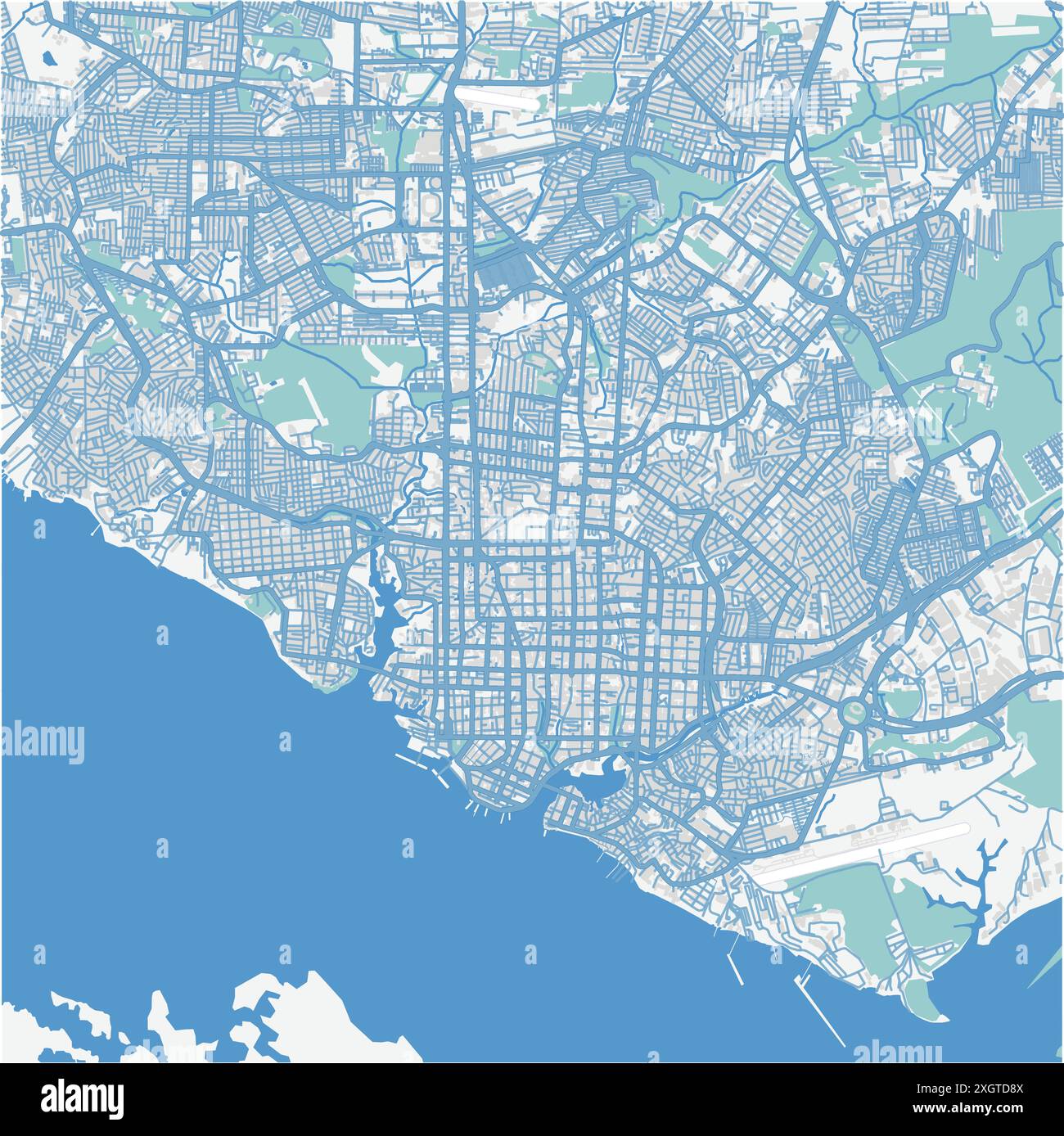 Manaus Brazil Map Manaus Map Stock Vector Images Alamy