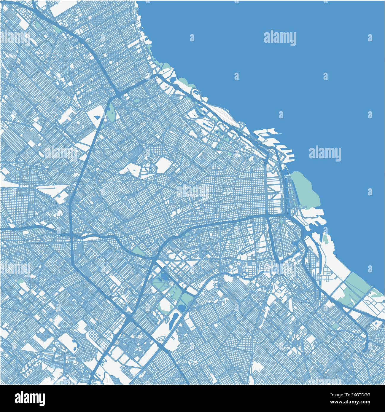 Map buenos aires in Stock Vector Images - Alamy
