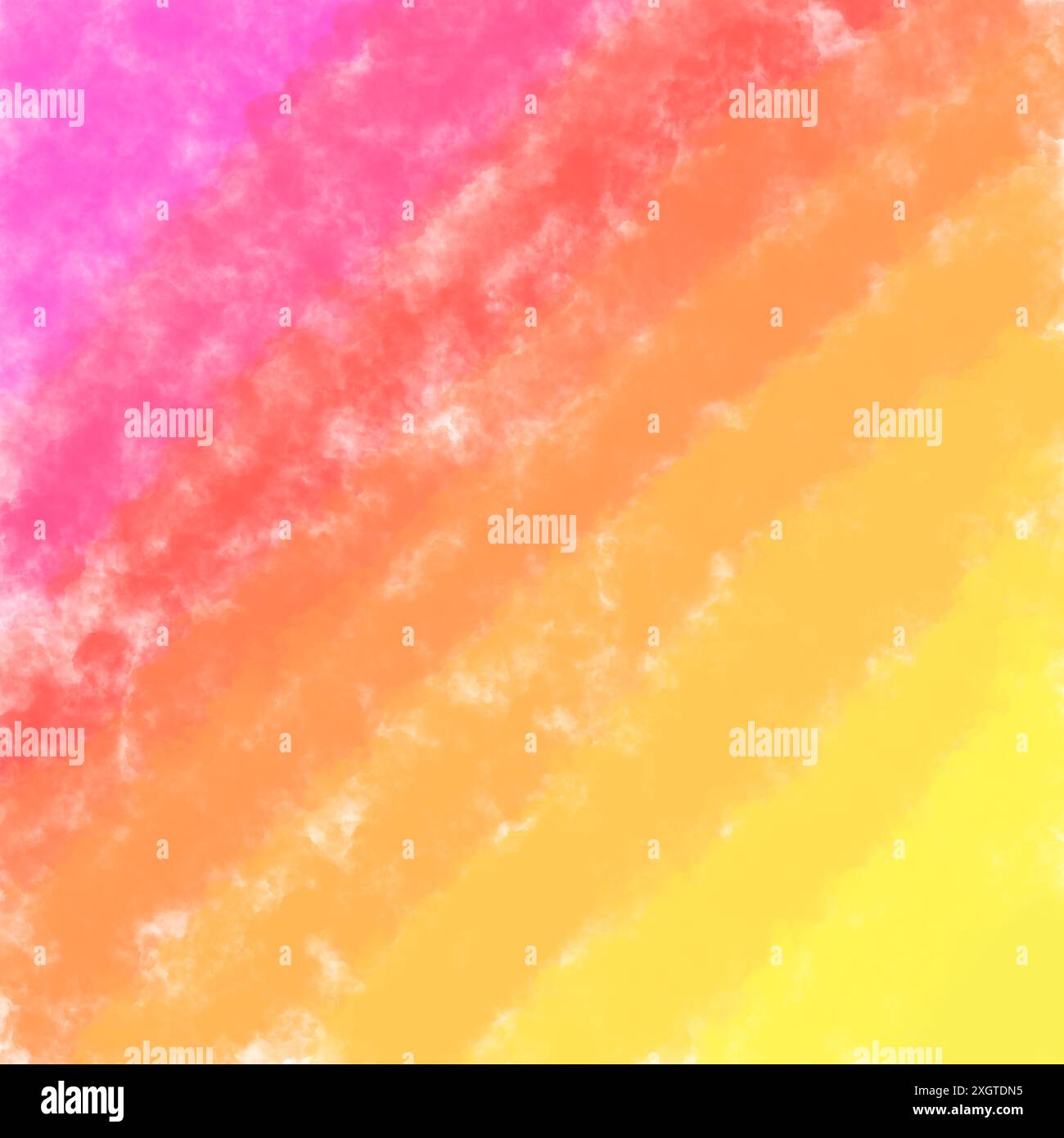 Pastel pink and yellow gradient drawn background. Artistic illustration ...