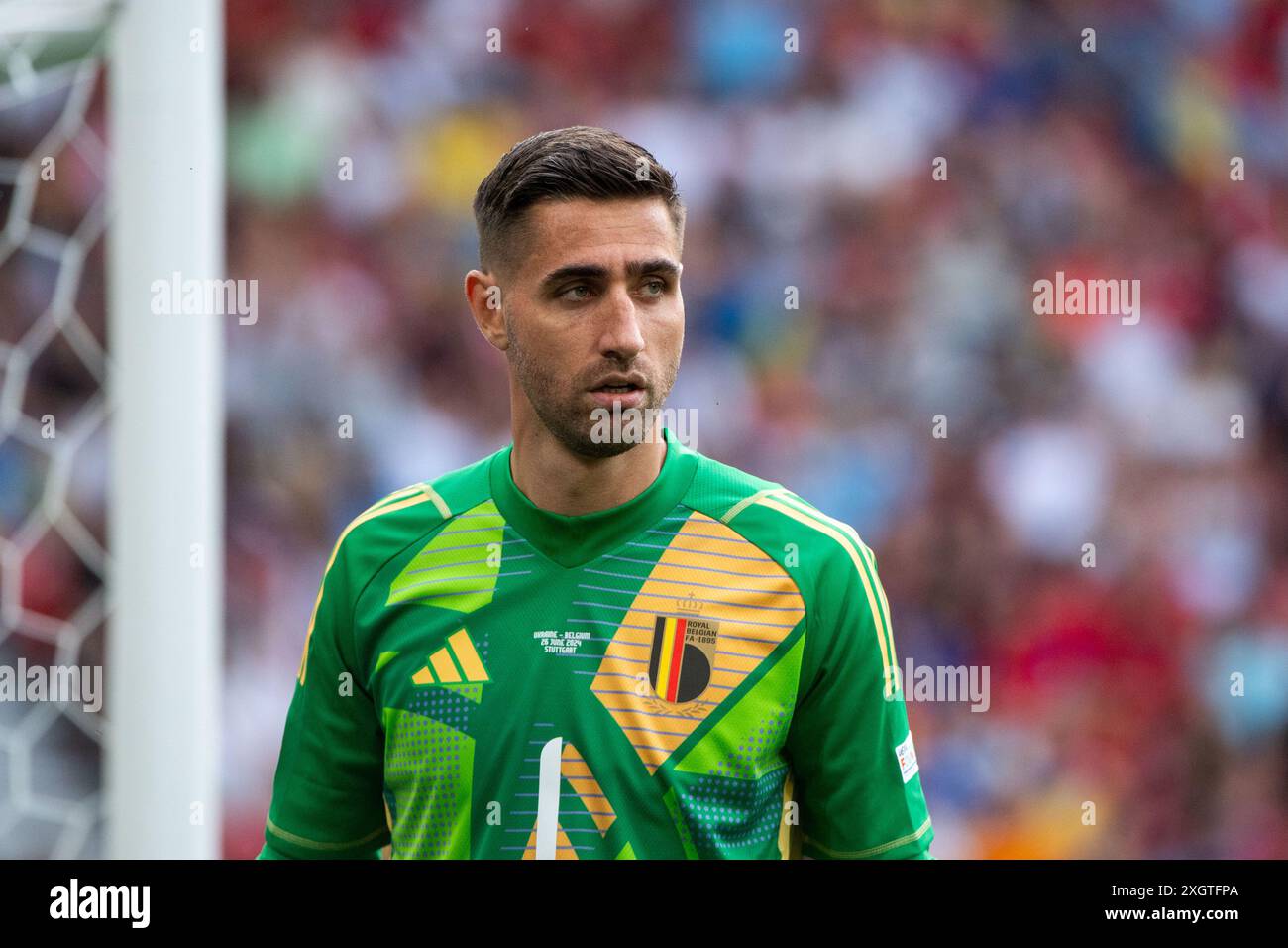 Koen Casteels (Belgien, #01), GER, Ukraine (UKR) vs Belgium (BEL ...