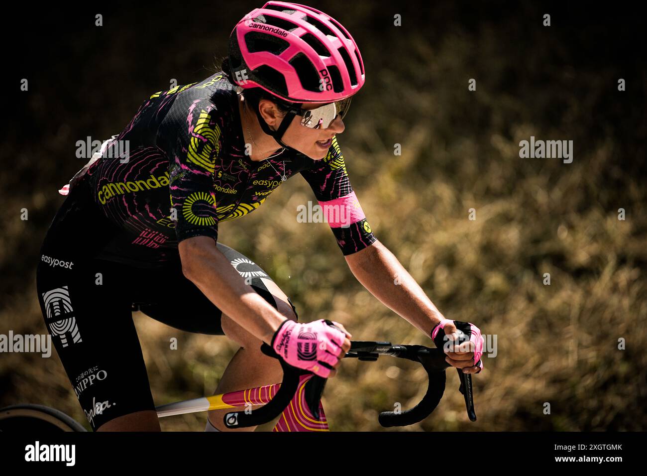 Italia. 10th July, 2024. Clara Emond (EF Education - Cannondale) during ...