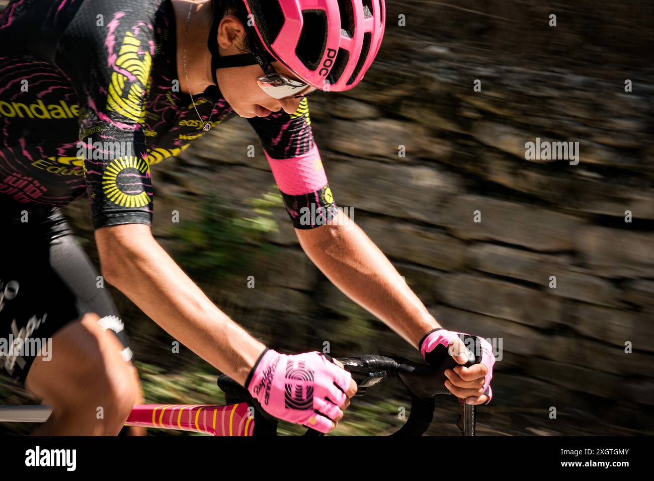 Italia. 10th July, 2024. Clara Emond (EF Education - Cannondale) during ...
