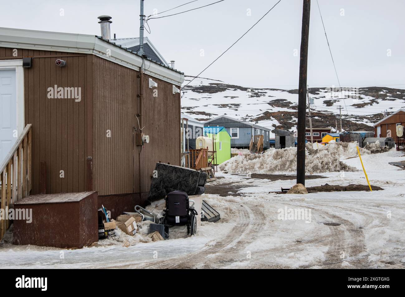 Houses in Apex, Nunavut, Canada Stock Photo - Alamy
