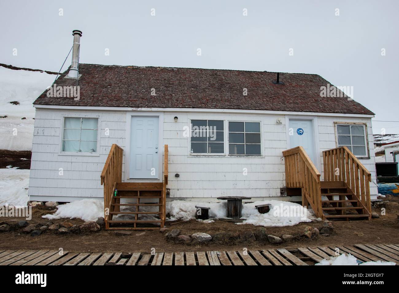 Old Hudson's Bay Company building on William MacKenzie Lane in Apex ...