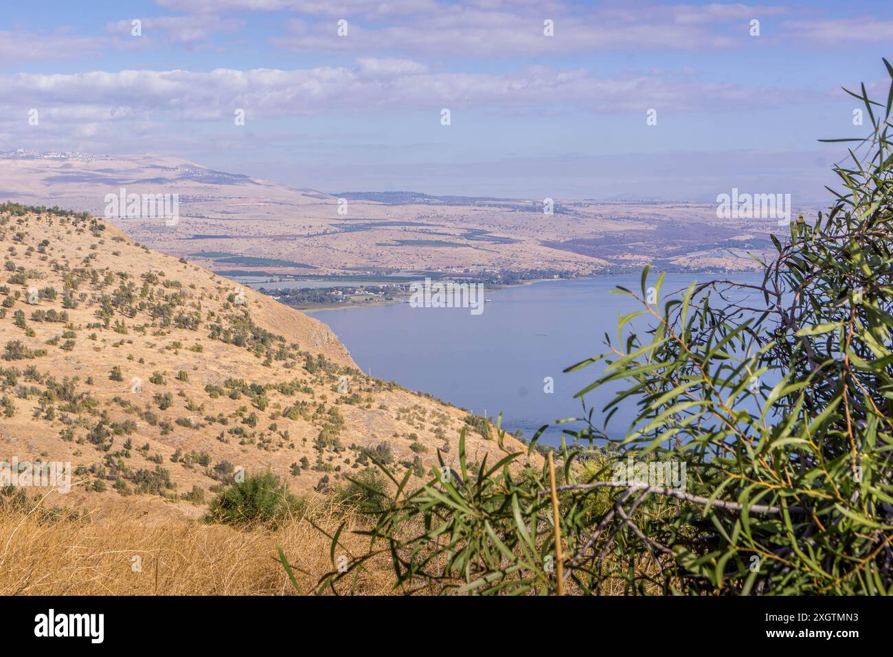 The Galilee region, the Sea of Galilee, and the Golan Heights, conflict ...