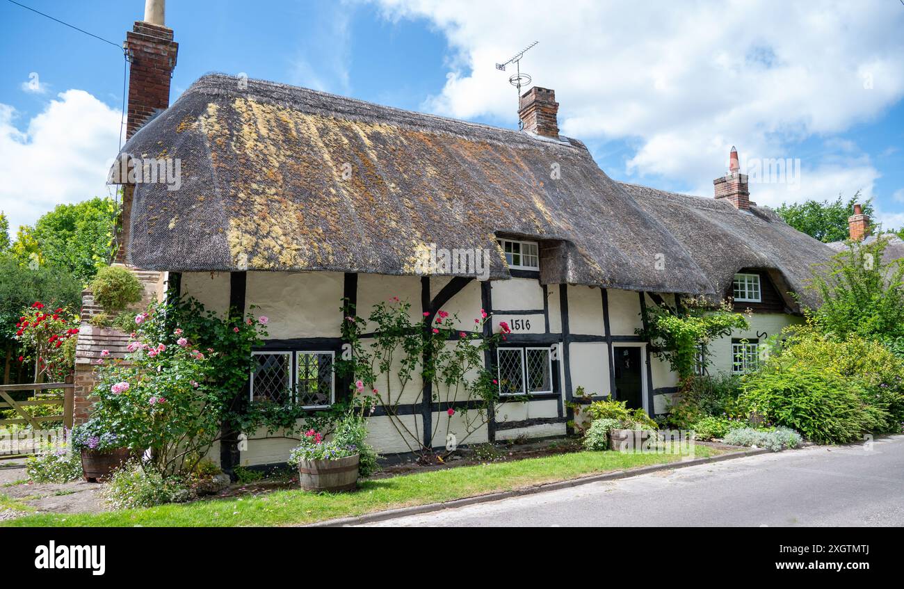 An historic thatched roof cottage in the beautiful village of Wherwell ...