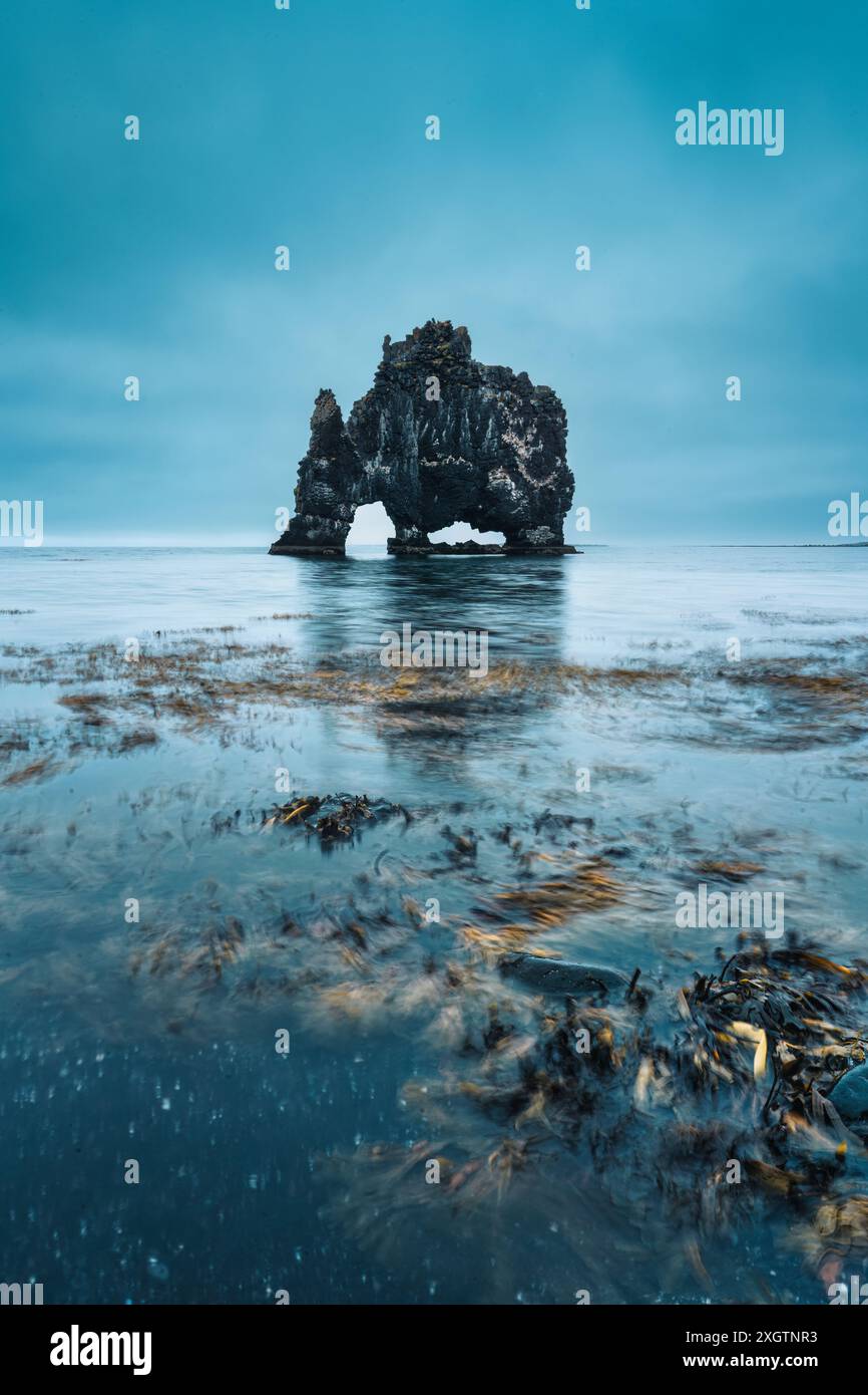 Majestic hvitserkur sea stack hi-res stock photography and images - Alamy