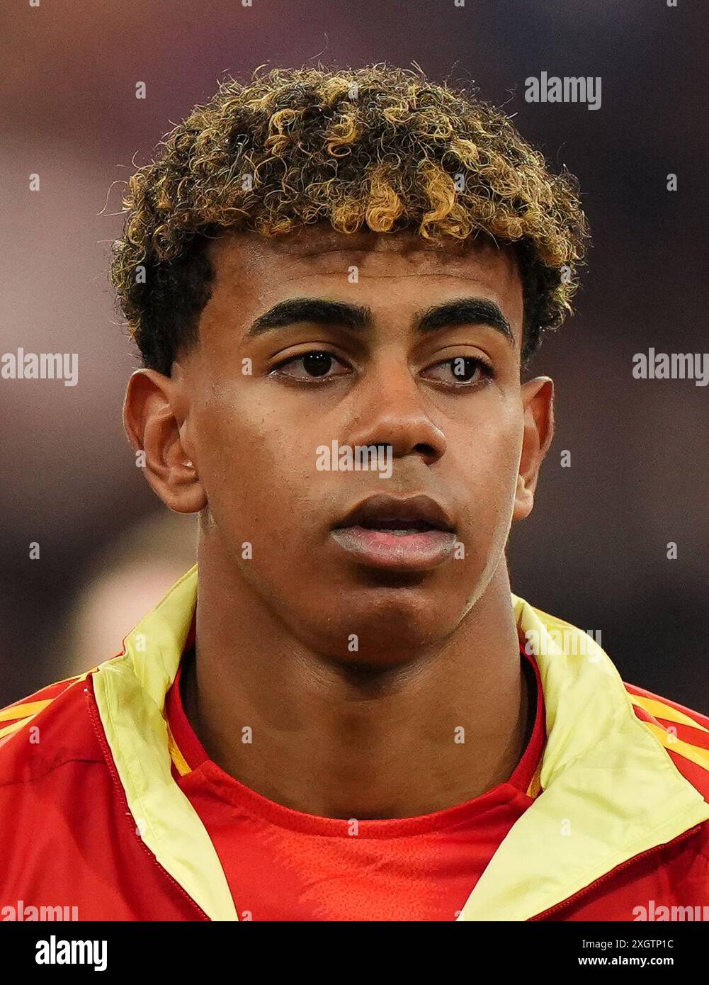 Spain's Lamine Yamal during the UEFA Euro 2024, semi-final match at the ...