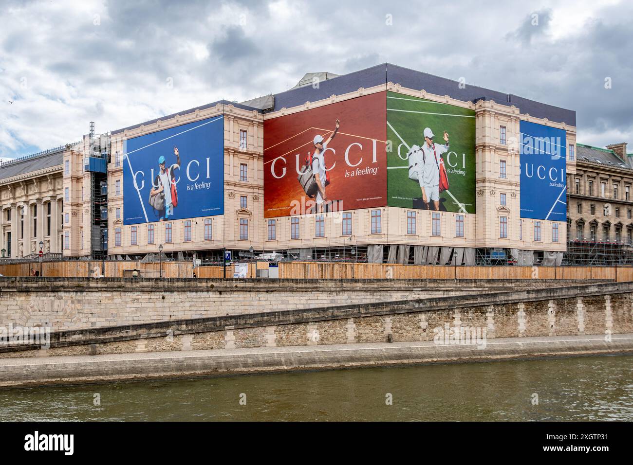 Gucci advertising billboards starring Italian tennis player Jannik ...