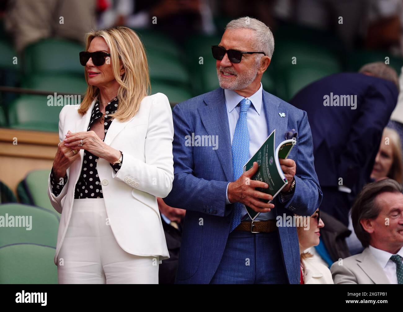 Graeme souness and karen souness in the royal box on day ten of the ...