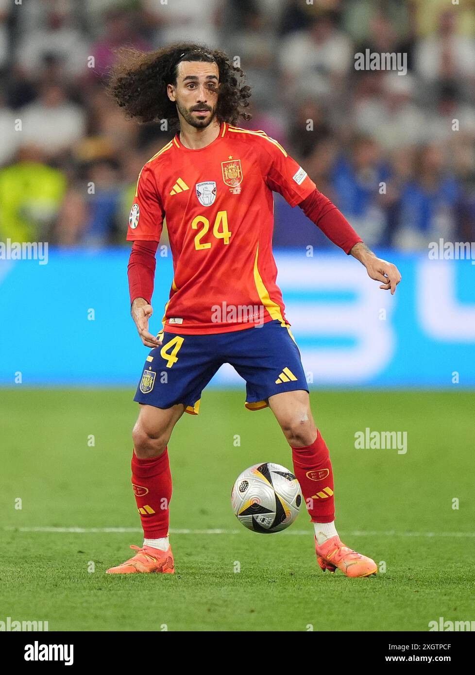 Spain's Marc Cucurella during the UEFA Euro 2024, semi-final match at ...