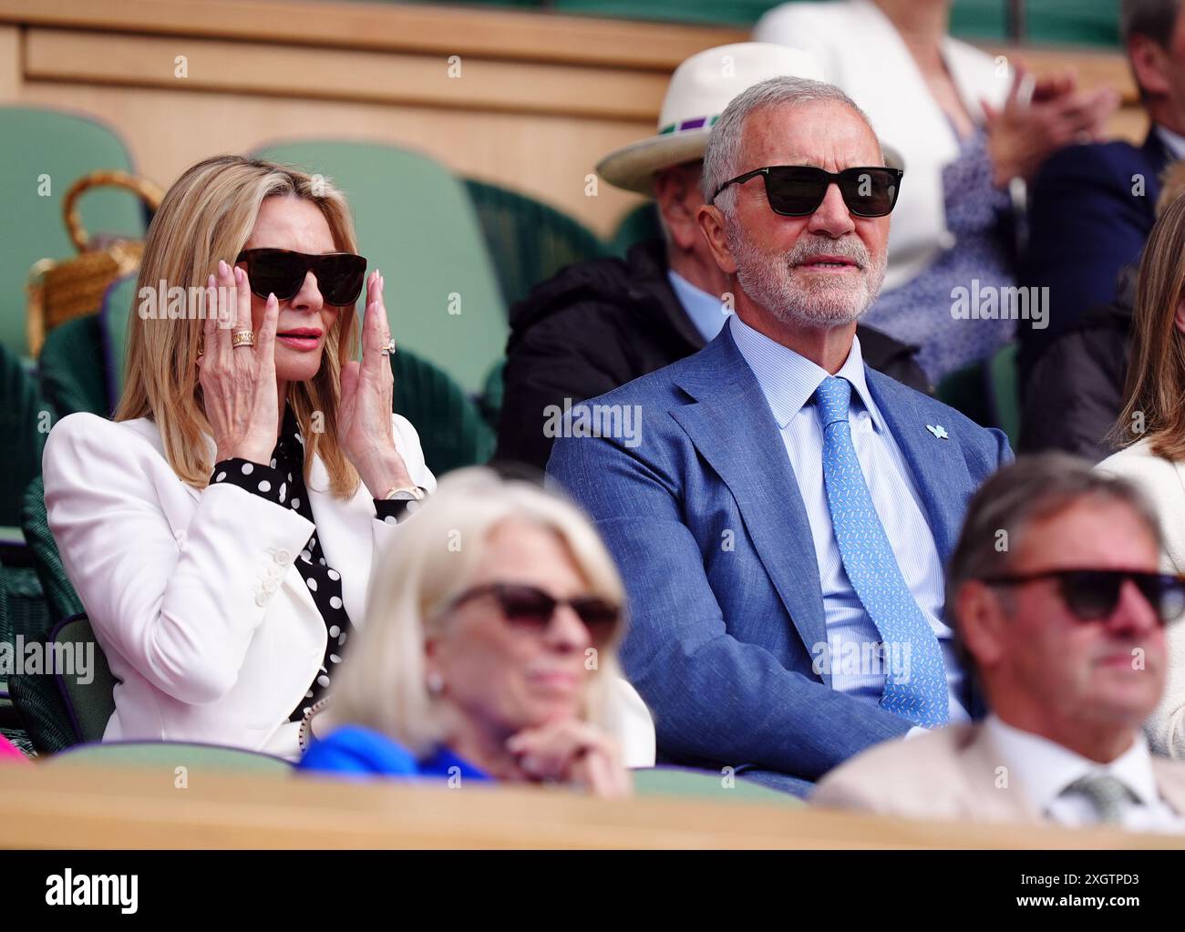 Graeme souness and karen souness in the royal box on day ten of the ...