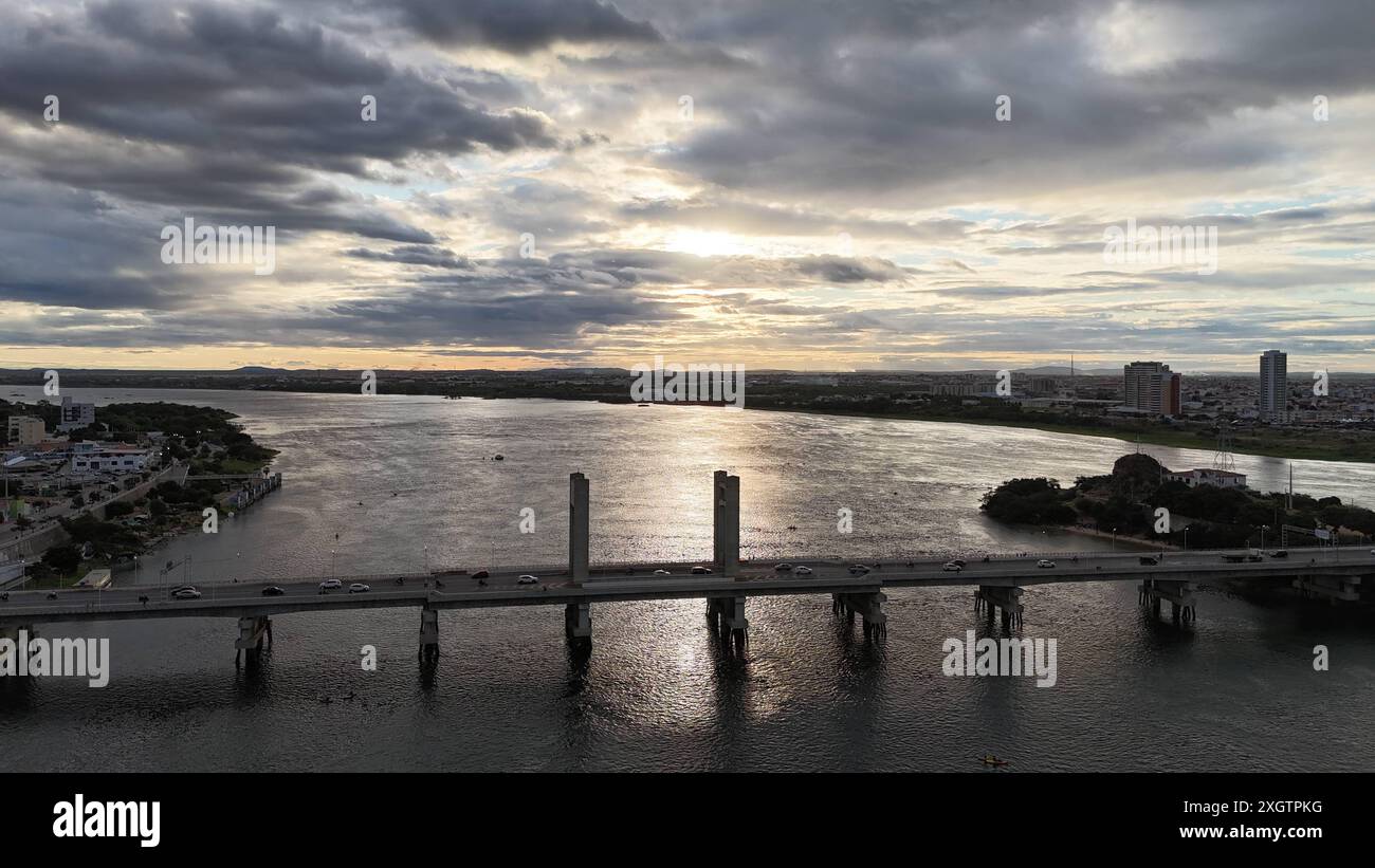 view of the Sao Francisco River juazeiro, bahia, brazil - july 6, 2024 ...