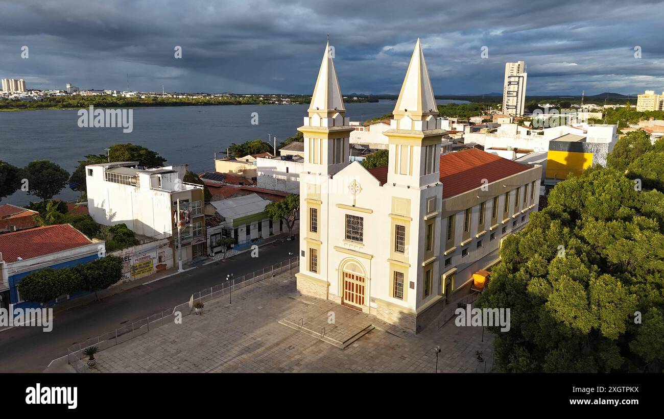 view of the Sao Francisco River juazeiro, bahia, brazil - july 6, 2024 ...