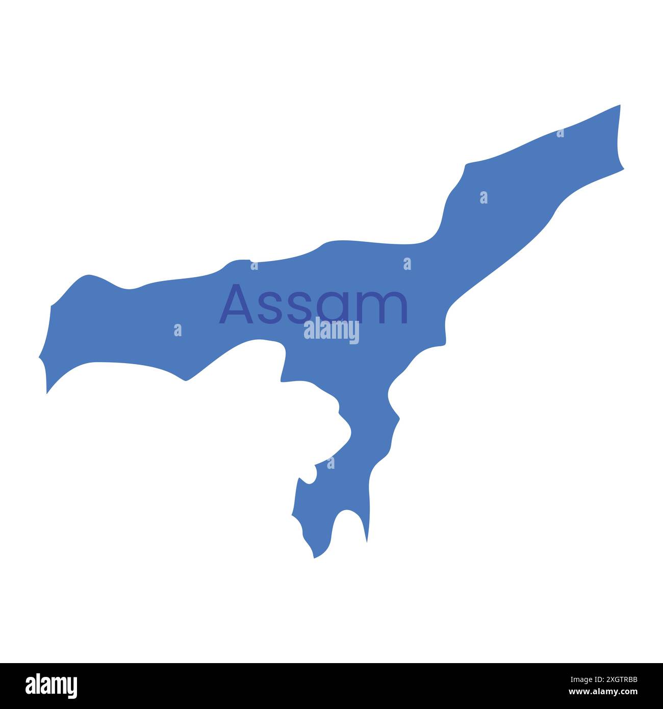 Assam location map of india hi-res stock photography and images - Alamy