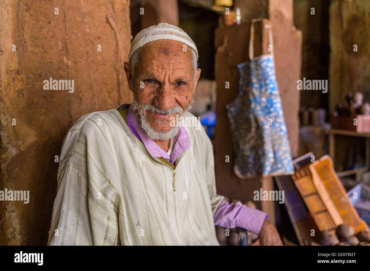 Serene muslim man gentle expression hi-res stock photography and images ...