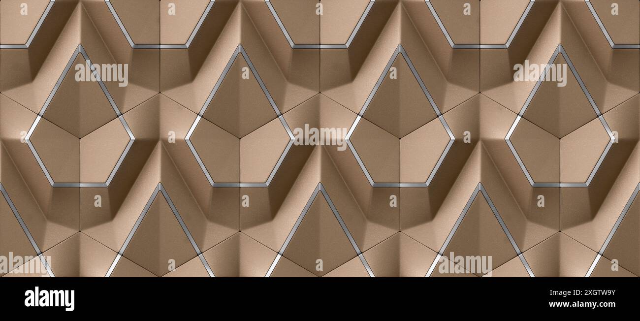 This image features a sophisticated 3D geometric pattern The design ...