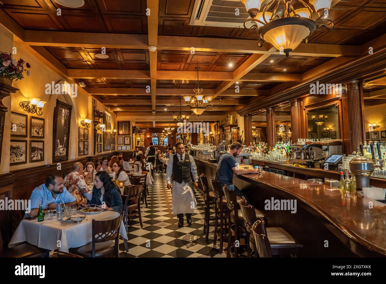 Tijuana, Mexico. 08th July, 2024. View of Caesar's restaurant, which ...