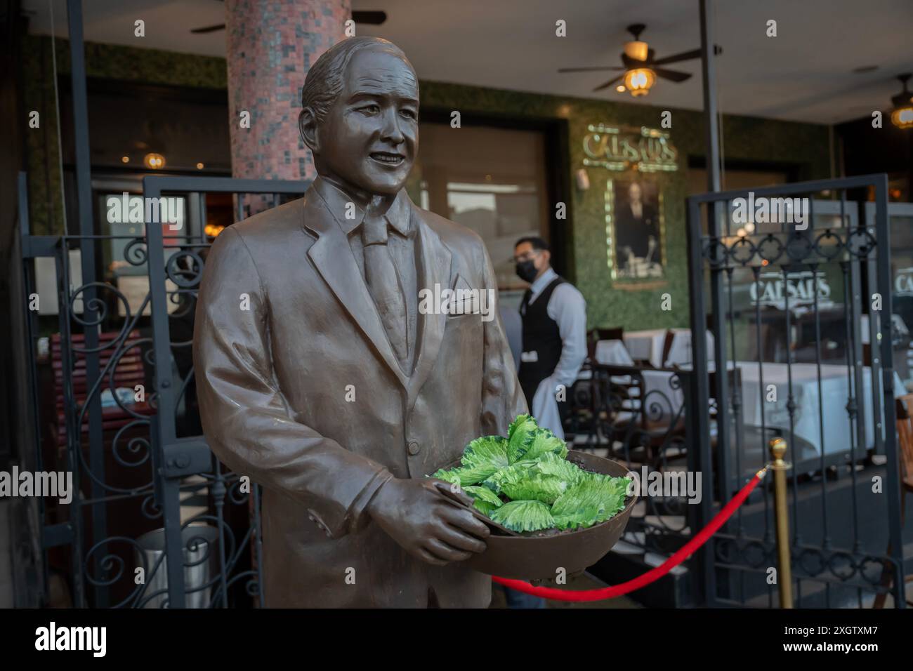 Tijuana, Mexico. 08th July, 2024. A newly unveiled bronze statue of the ...