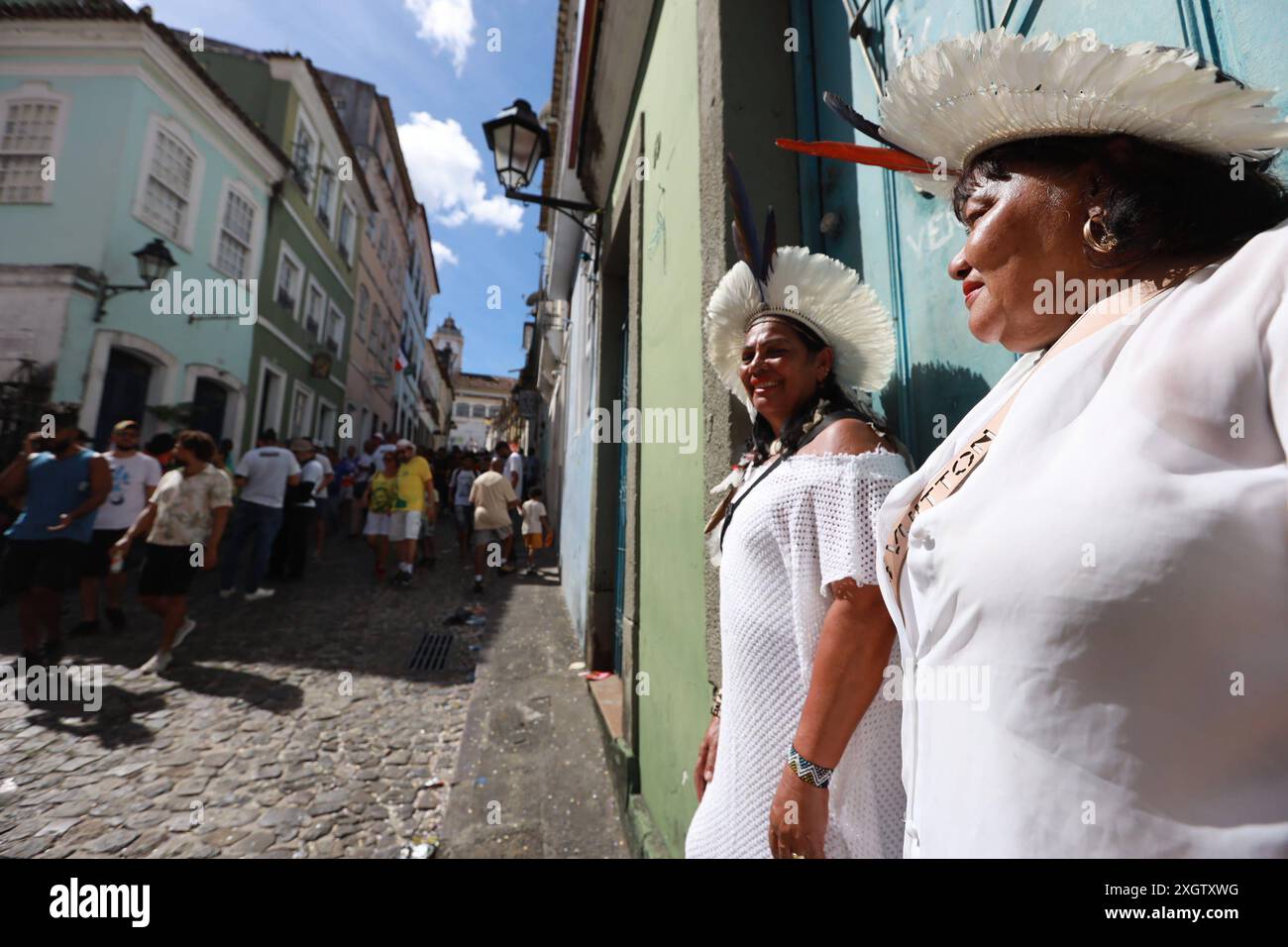 celebration of the second of July salvador, bahia, brazil - july 2 2024 ...