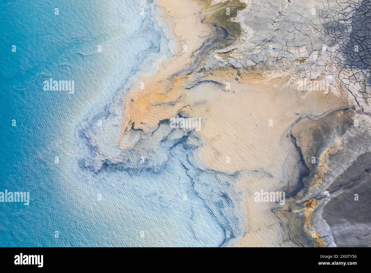 This abstract photo captures the unique, toxic landscape of Spain's Rio ...