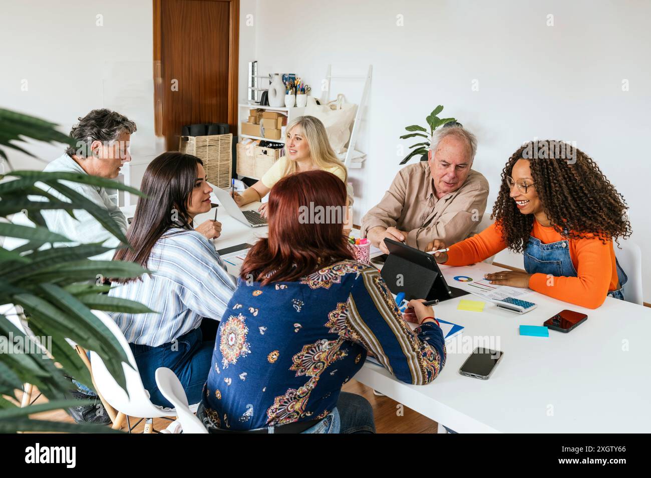 Multiethnic group including senior hi-res stock photography and images ...