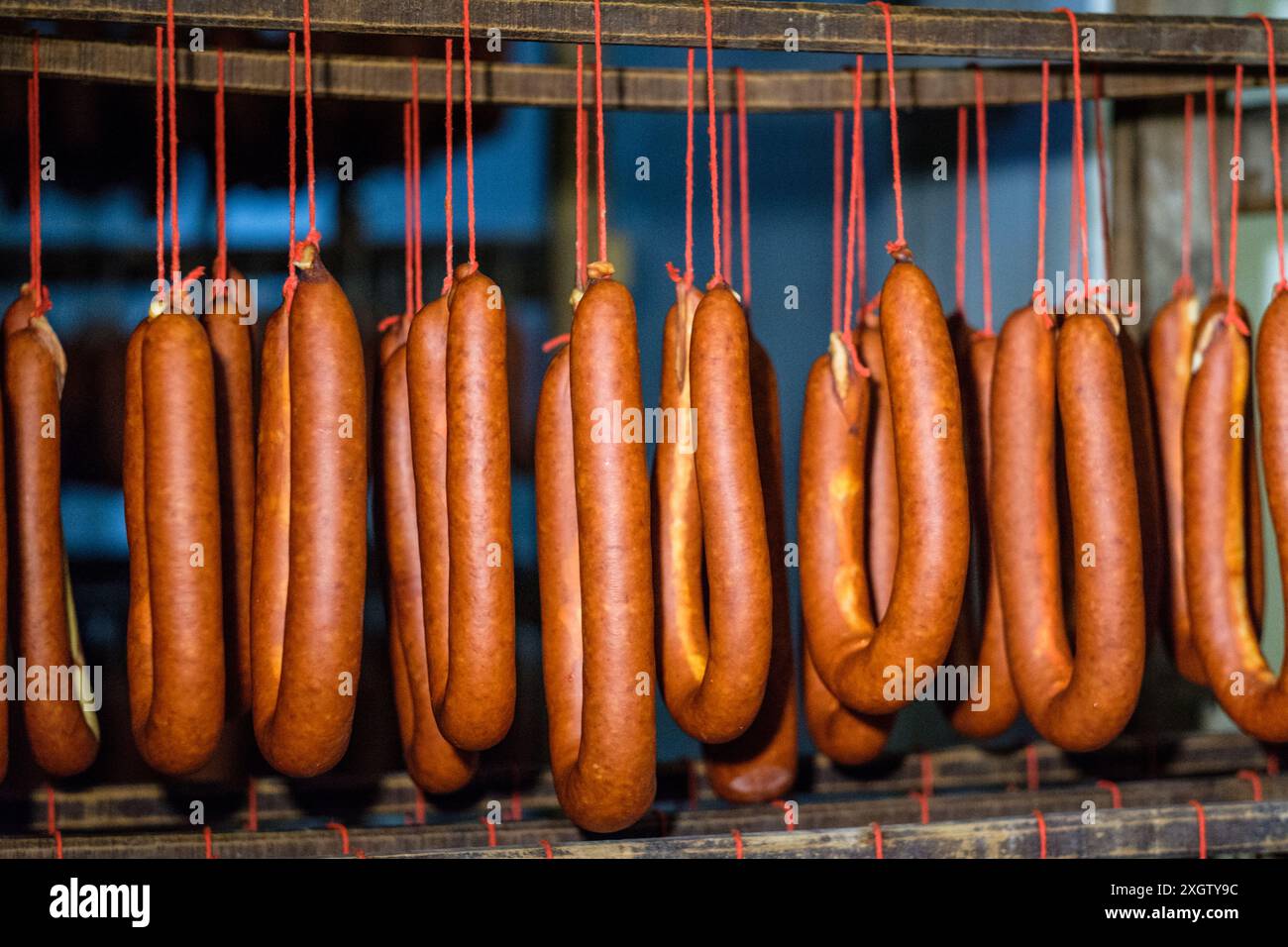 Traditional cured sausages including Sobrasada from the Balearic ...