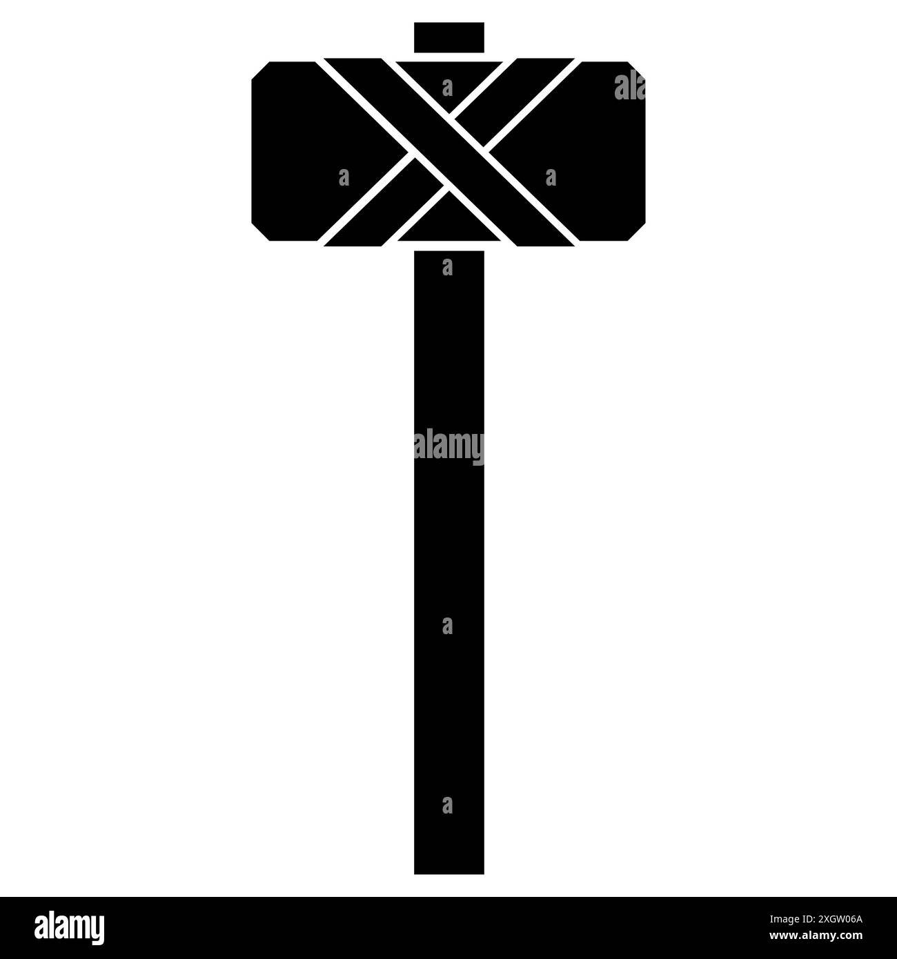 Thors hammer, vector illustration Stock Vector Image & Art - Alamy