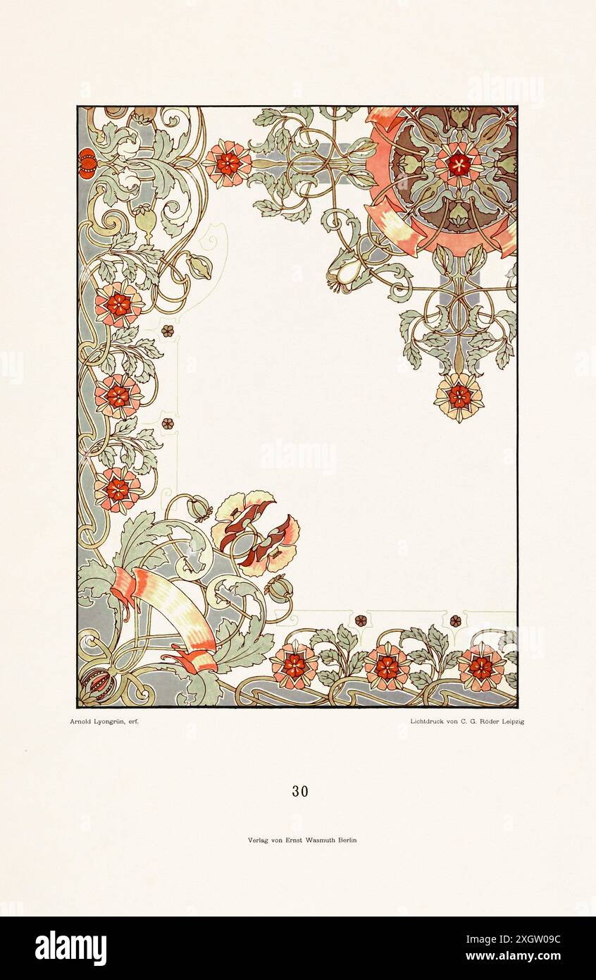 Decorative border illustration 1800s hi-res stock photography and ...